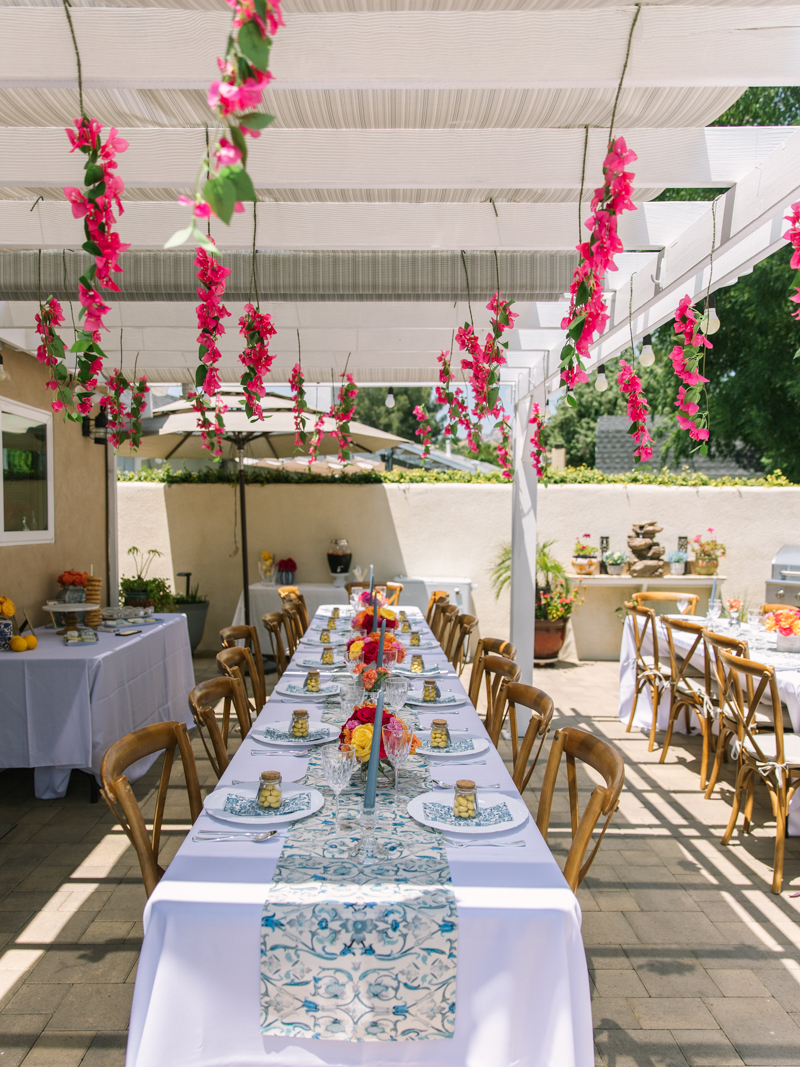 Positano Themed Bridal Shower